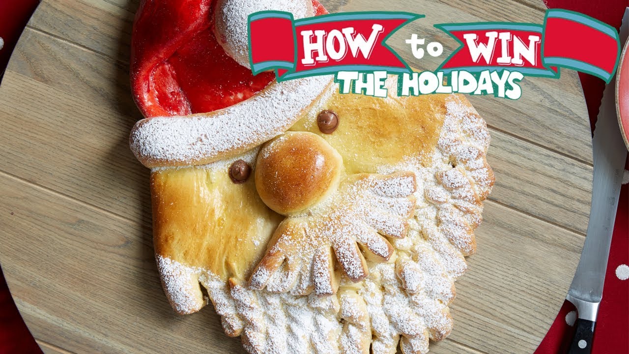 Santa Christmas Bread | Food Network - YouTube