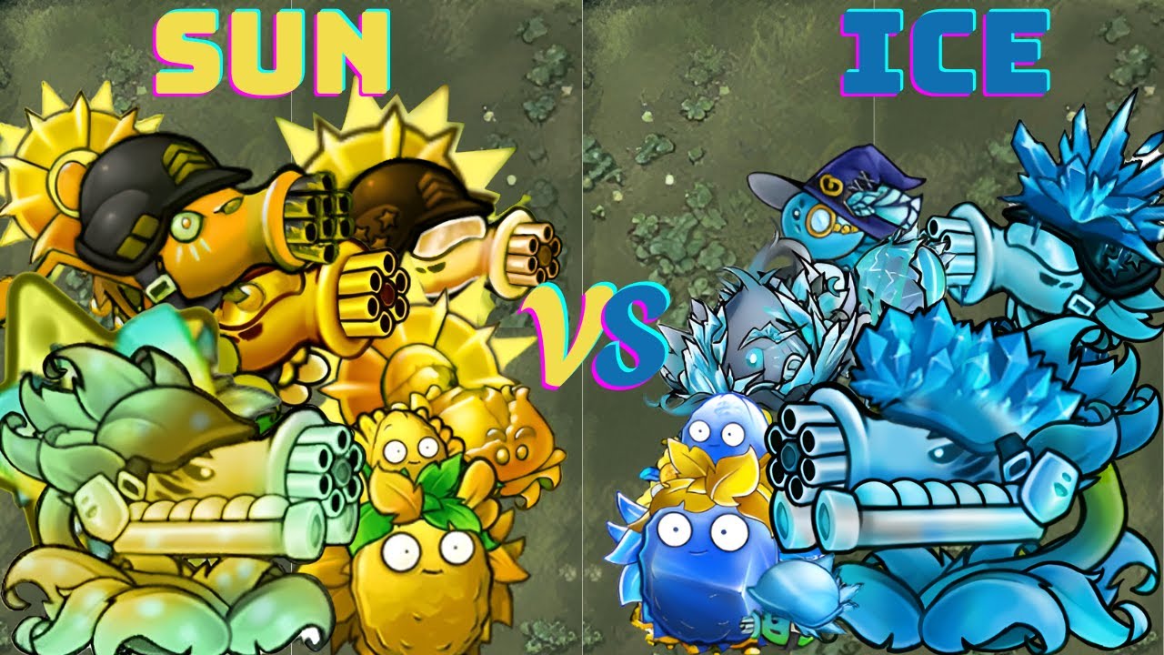 PVZ Fusion 2.3 Challenge - Team SUN vs ICE Plants Fusion VS 300 Zombie ...