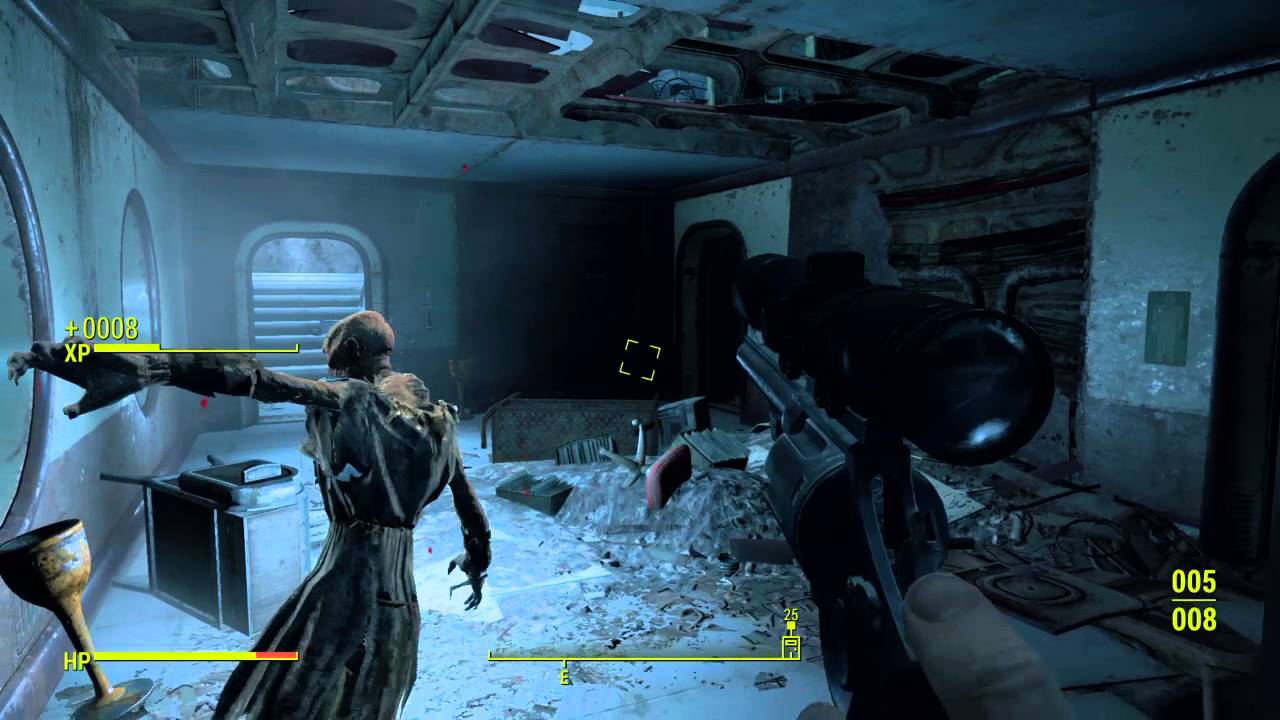 Fallout 4 - Reflex head shot - YouTube