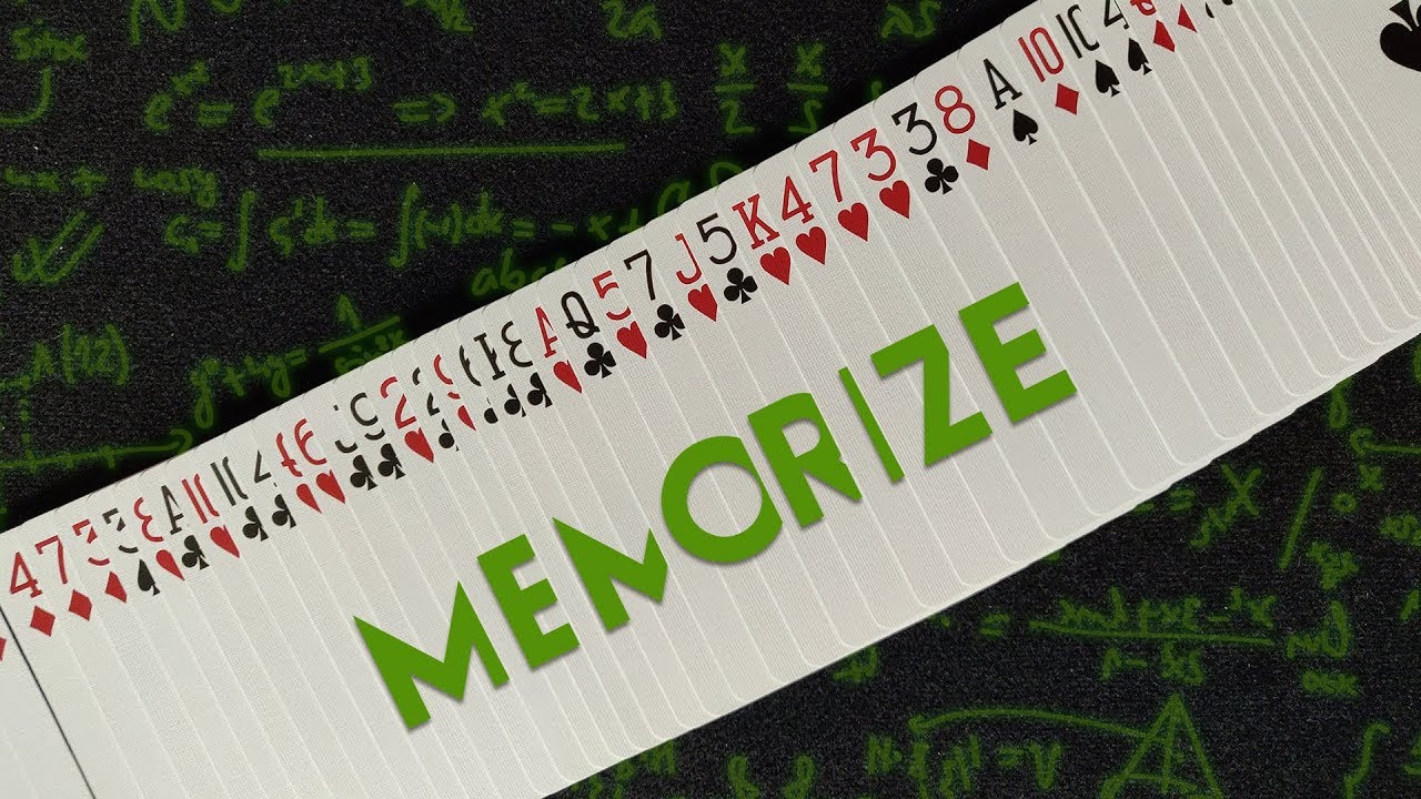 Memorize a Deck of Cards - Amazing FOOLING Card Trick TUTORIAL - YouTube
