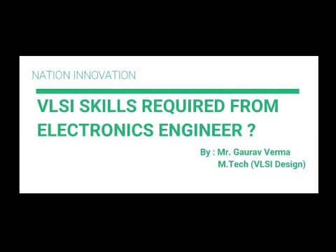 VLSI Skills for Core Job in Electronics | Nation Innovation - YouTube