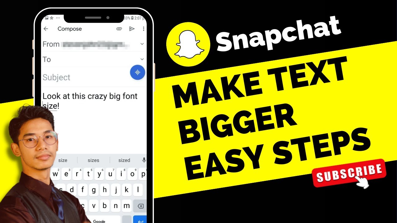 How To Make Text Bigger On Snapchat YouTube How To Make Text Bigger On Snapchat YouTube