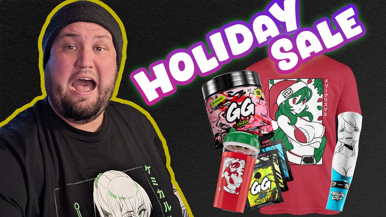 GamerSupps Incredible Holiday Sale Merch Haul - YouTube