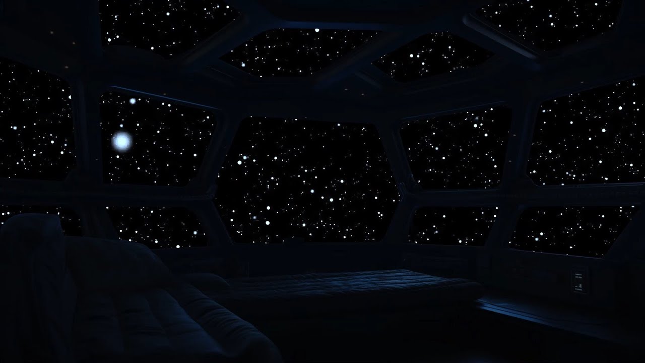 Unveiling the Universe: Starship Sleeping Quarters with Soft Brown ...