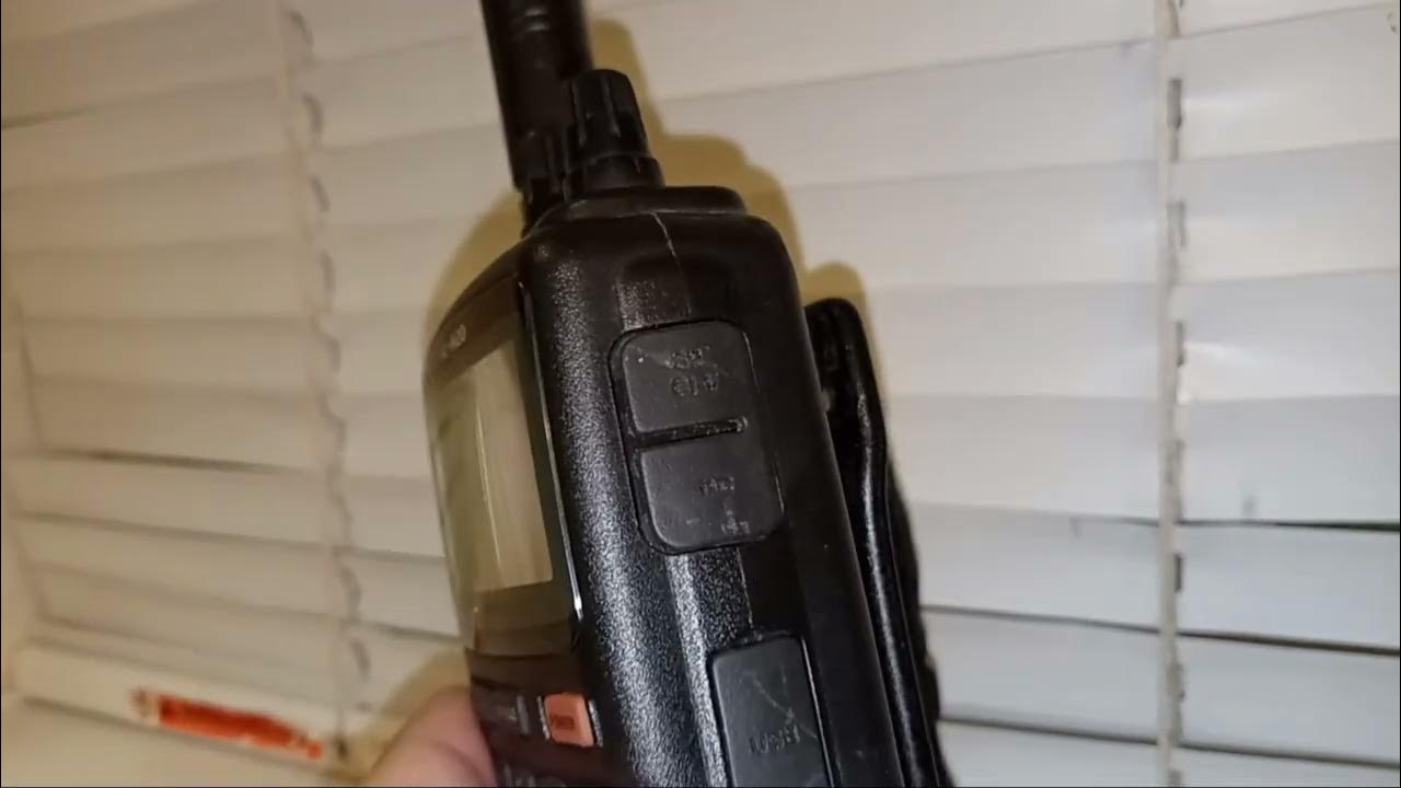 Scored an Icom R20 Receiver , Actual Use - YouTube