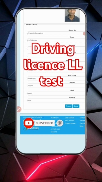 Online driving licence apply ||How to LL test online in mobile ||# ...