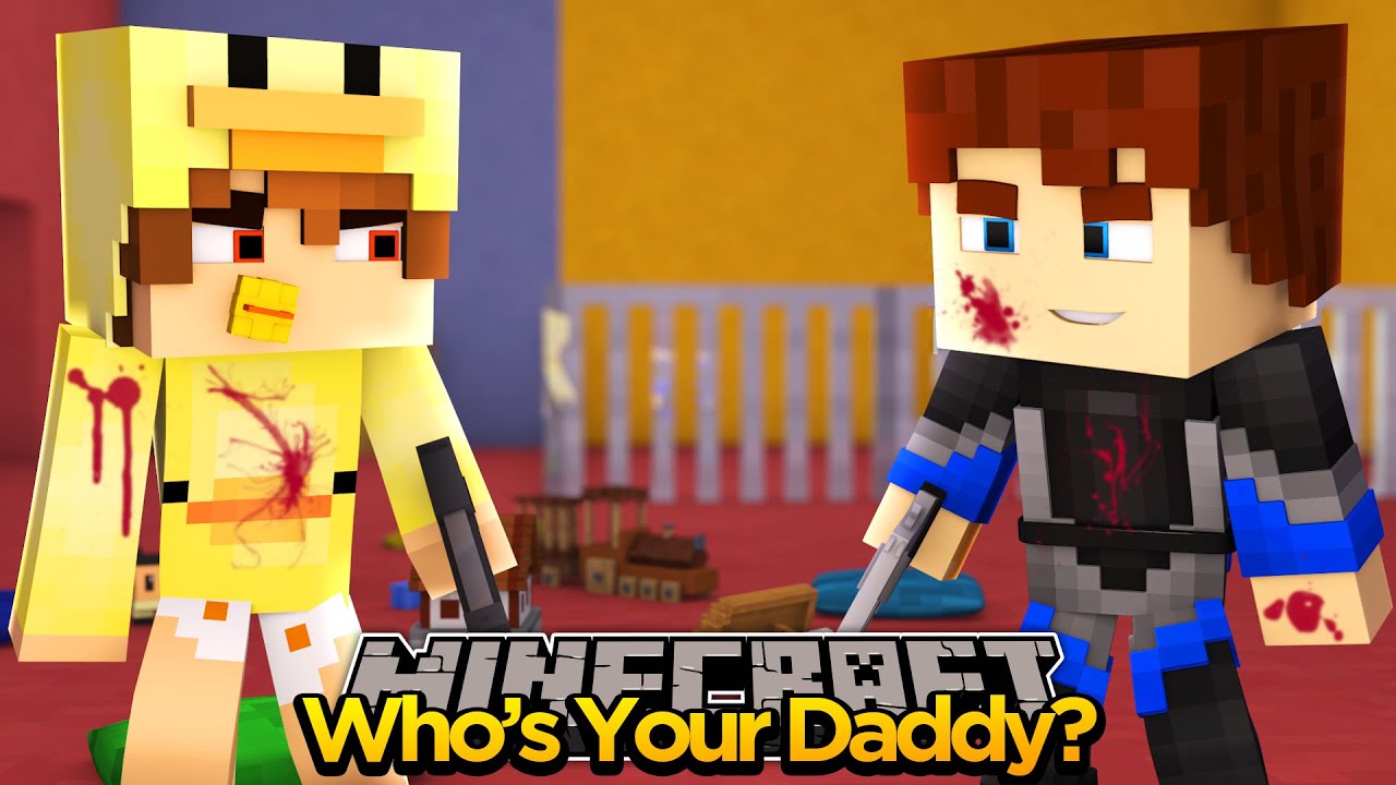 MINECRAFT- WHOS YOUR DADDY- SCUBA STEVE BLOWS UP BABY CAP!! - YouTube