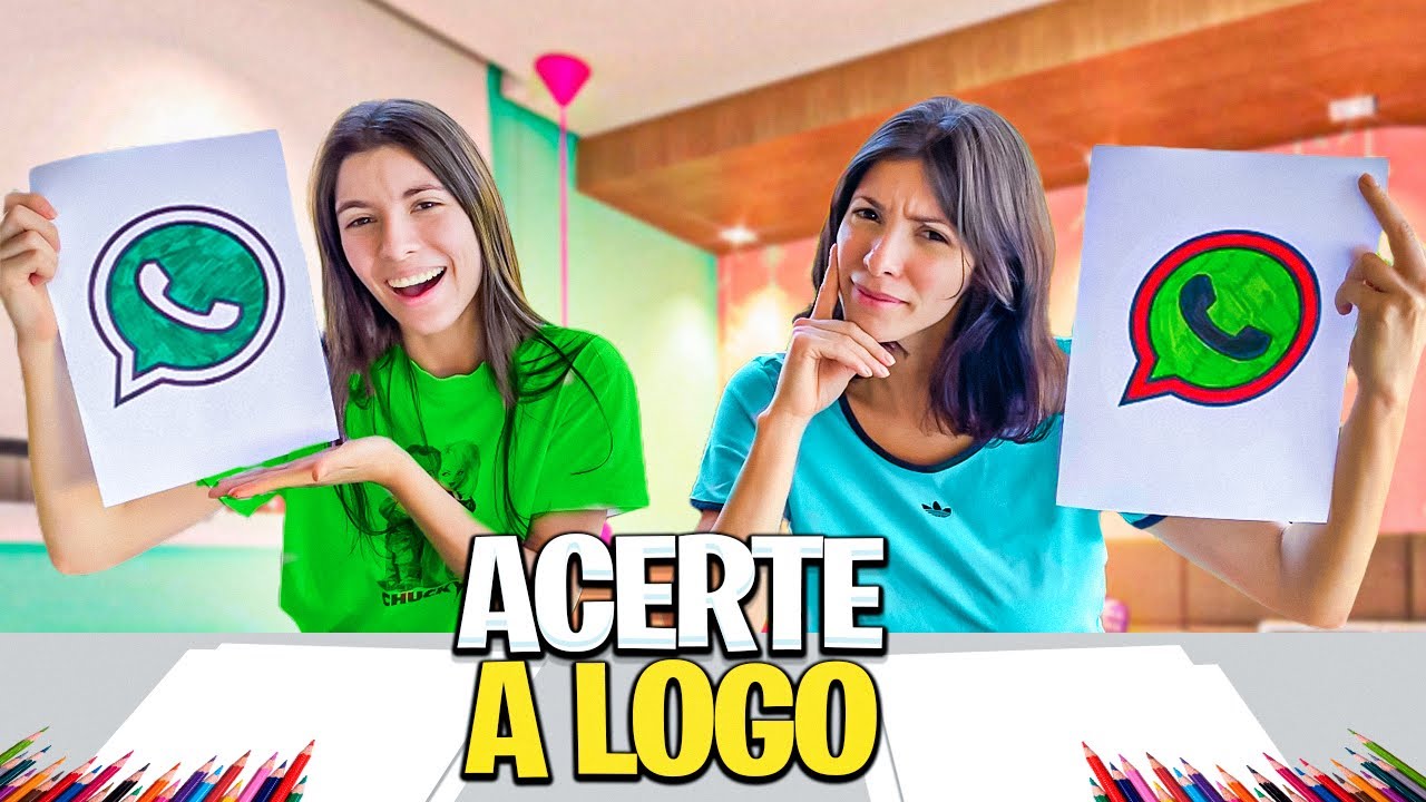 QUEM ACERTAR AS CORES DOS LOGOS FAMOSAS GANHA !!! - YouTube