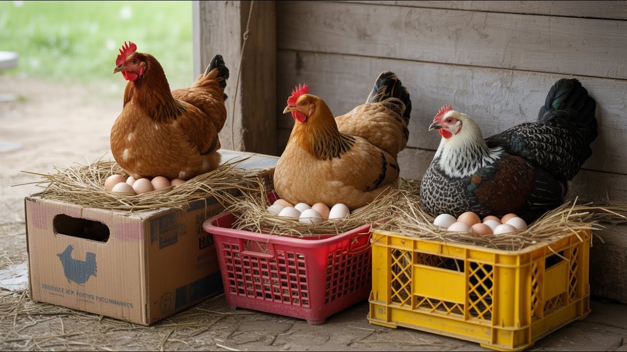 Beautiful Young Hen Hatching Too many Eggs Hen Harvested 100😮 Eggs to ...