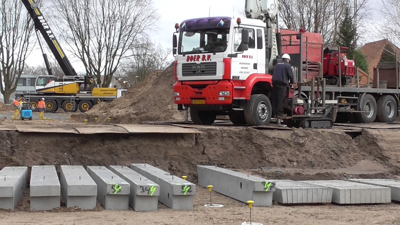Oostflank Wijchen deel 86 / IJB groep levert prefab fundering voor de ...