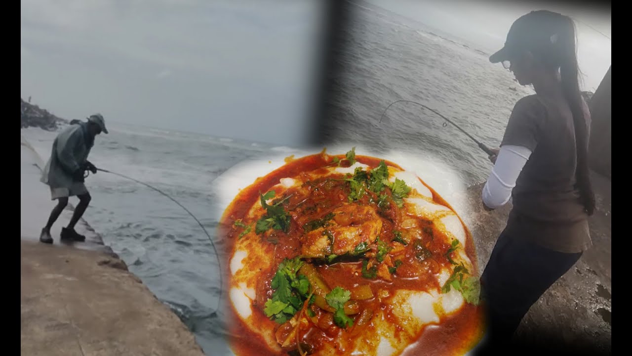 Catch & cook, Cuttings beach special fish curry 🥘🎣 🎣 🎣 - YouTube