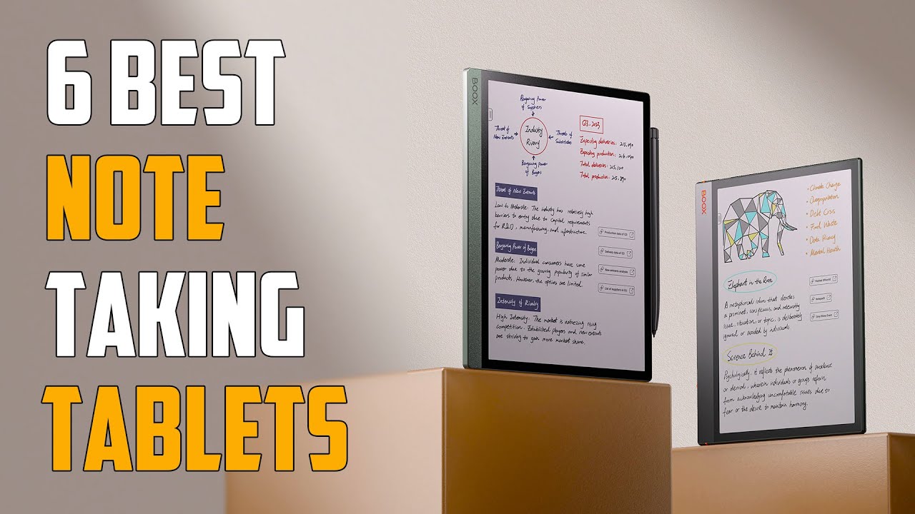Top 6 Best Note-Taking Tablets 2024 - Best Note-Taking Tablet 2024 ...
