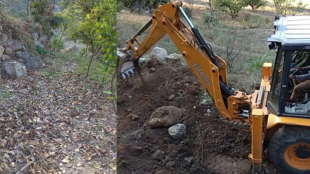 How deforestation is done for road construction. - YouTube