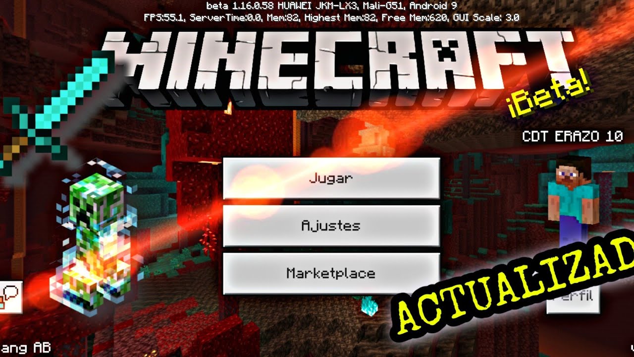 COMO INSTALAR LAS NUEVAS VERSIONES DE MINECRAFT PE 2020! || CDT ERAZO ...
