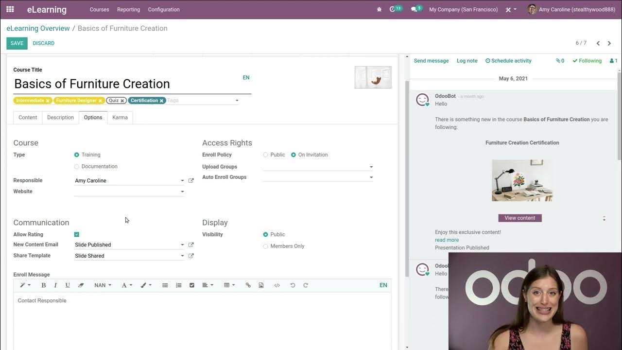 eLearning Basics Odoo eLearning+ mongolian sub - YouTube