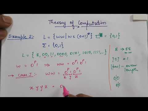 Pumping Lemma: Step-by-Step Example | Theory of Computation - YouTube