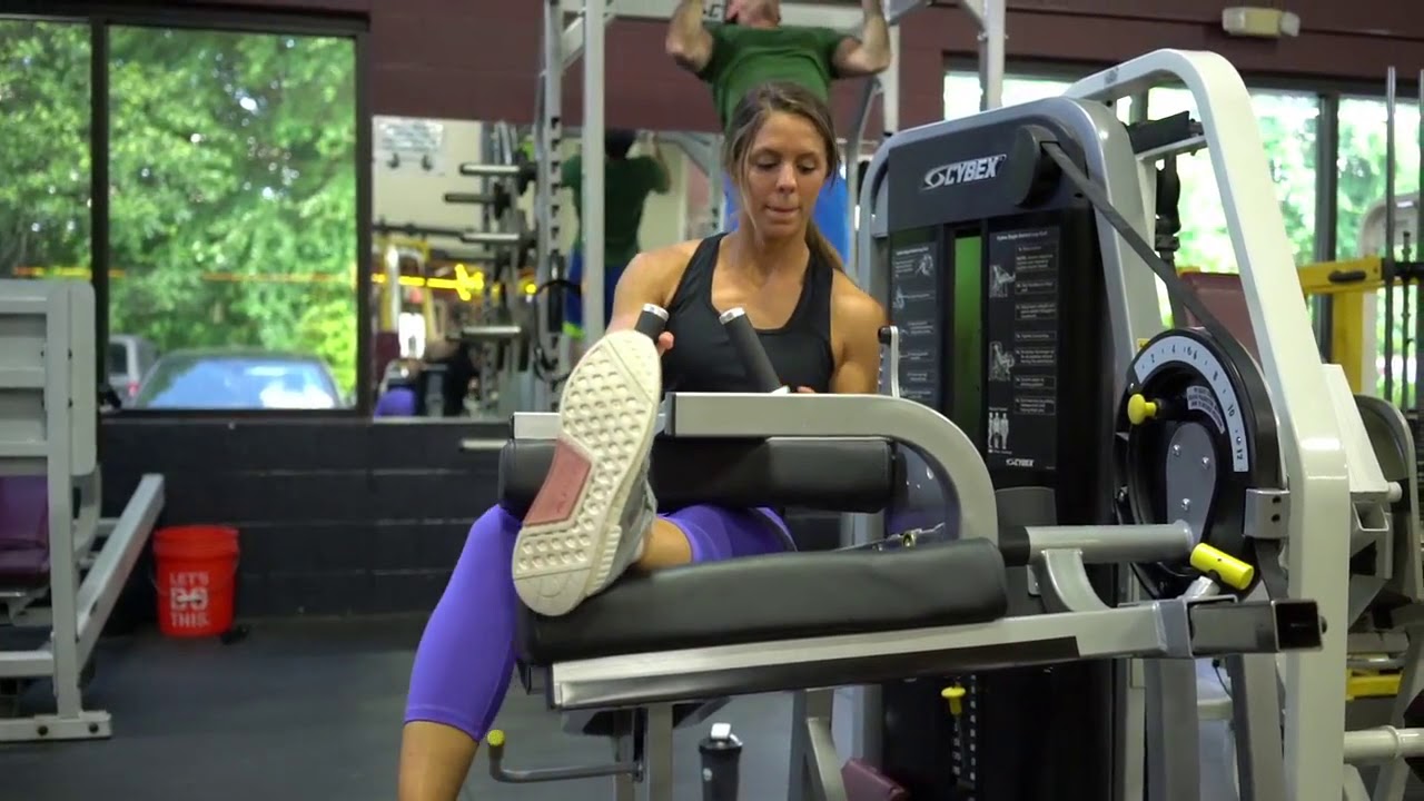 Single Leg Seated Hamstring Curls - YouTube
