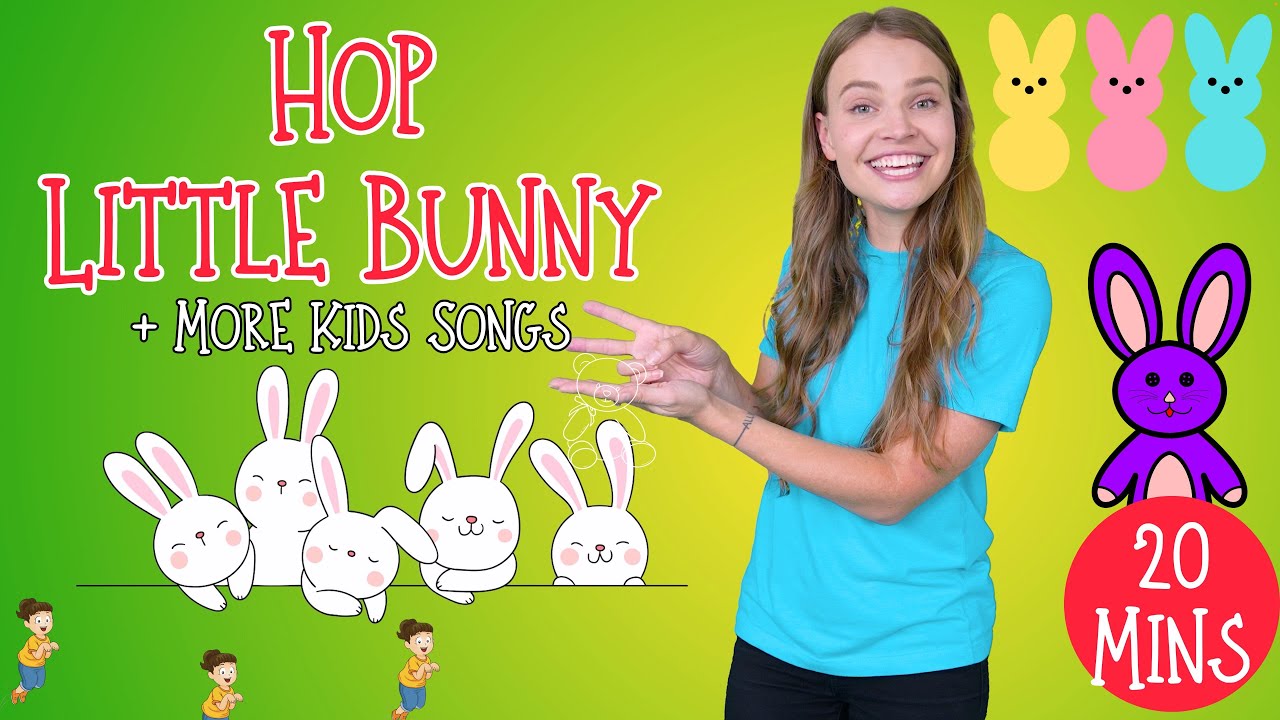 Hop Little Bunny & More | Kids Songs | Toddler Songs with Silly Miss ...