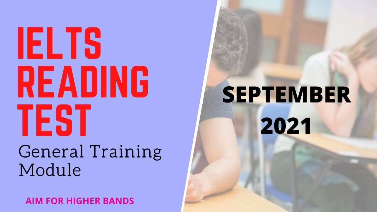 IELTS general training reading test with answers | September 2021 - YouTube