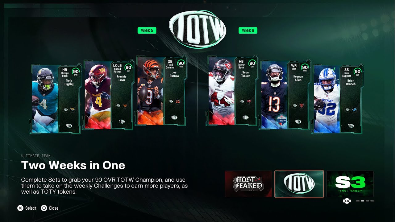 Team of the Week (TOTW): Weeks 5 & 6 - 90 OVR Champions - YouTube