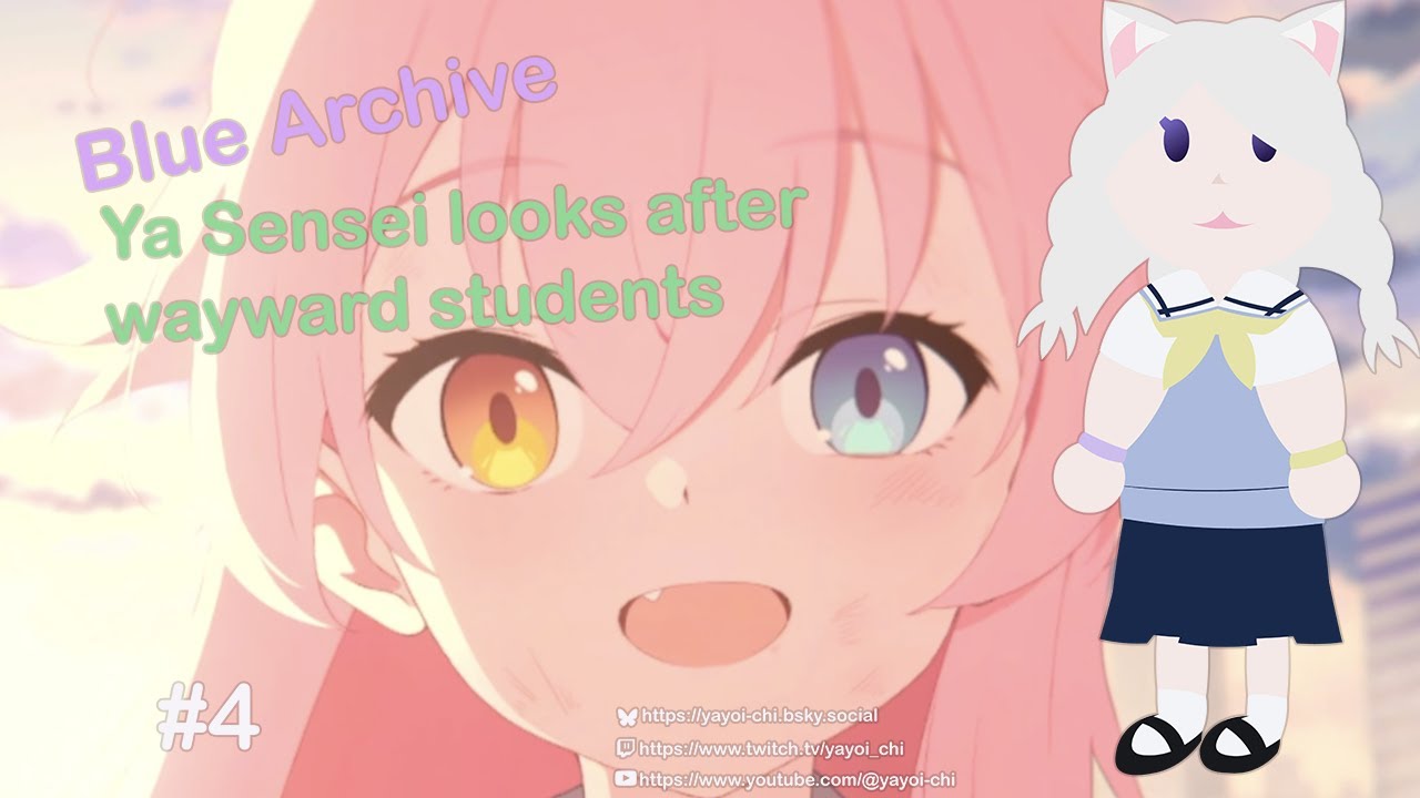 【Blue Archive】Ya Sensei looks after wayward students - YouTube