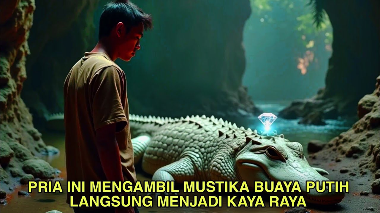 Pria miskin Ini Menjadi Kaya Raya Karena Mengambil Mustika Buaya Putih - YouTube