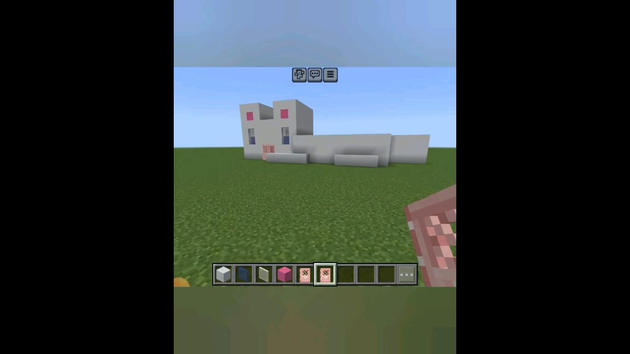 Cat House Tutorial 🐈 Minecraft Minecraft Shorts Youtubeshorts