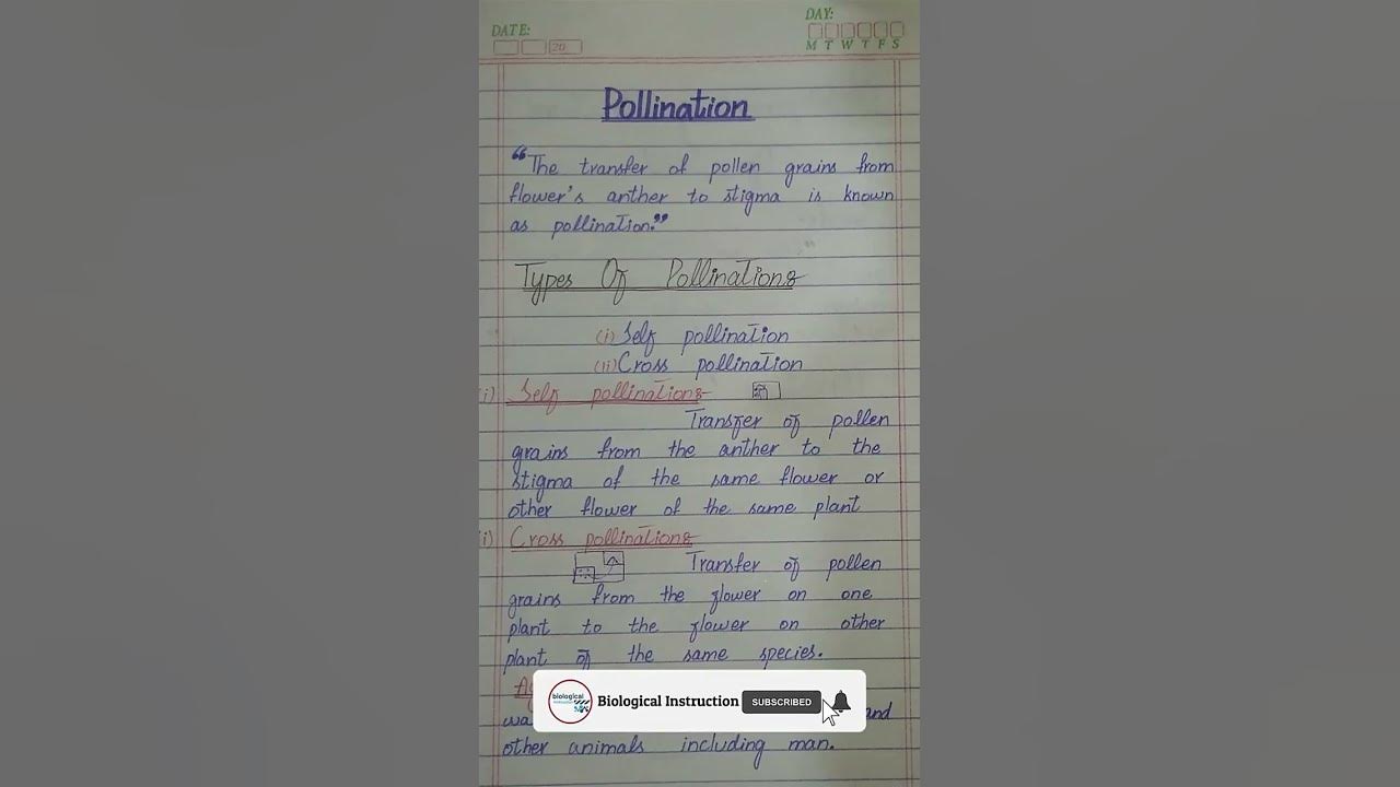 Pollination Class 10 Pollination And Its Types Chapter 14