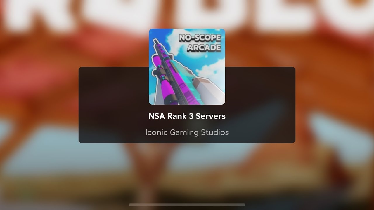 Playing No Scope Arcade in Roblox - YouTube