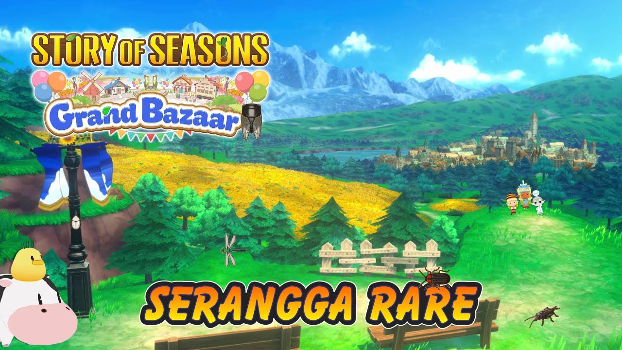 Lokasi Serangga Uncommon n Rare - Story of Seasons : Grand Bazaar - YouTube