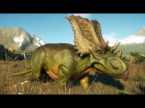 Jurassic World Evolution 2 - Chasmosaurus Gameplay (PS5 UHD) [4K60FPS]