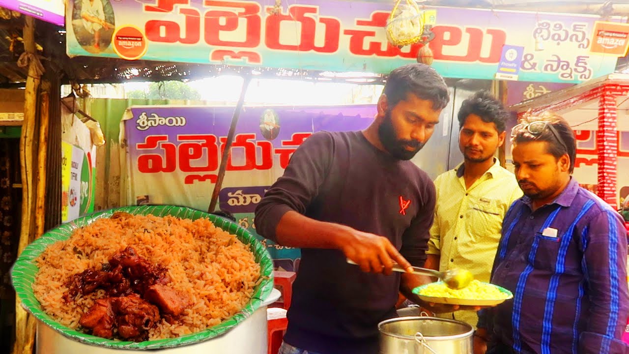 rs 60 Chicken Biryani at KPHB | Palle Ruchulu | Majeera trinity mall ...