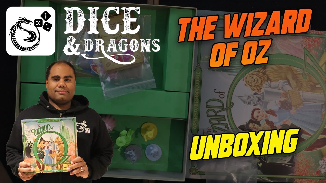 The Wizard of Oz Adventure Book Game Unboxing - YouTube