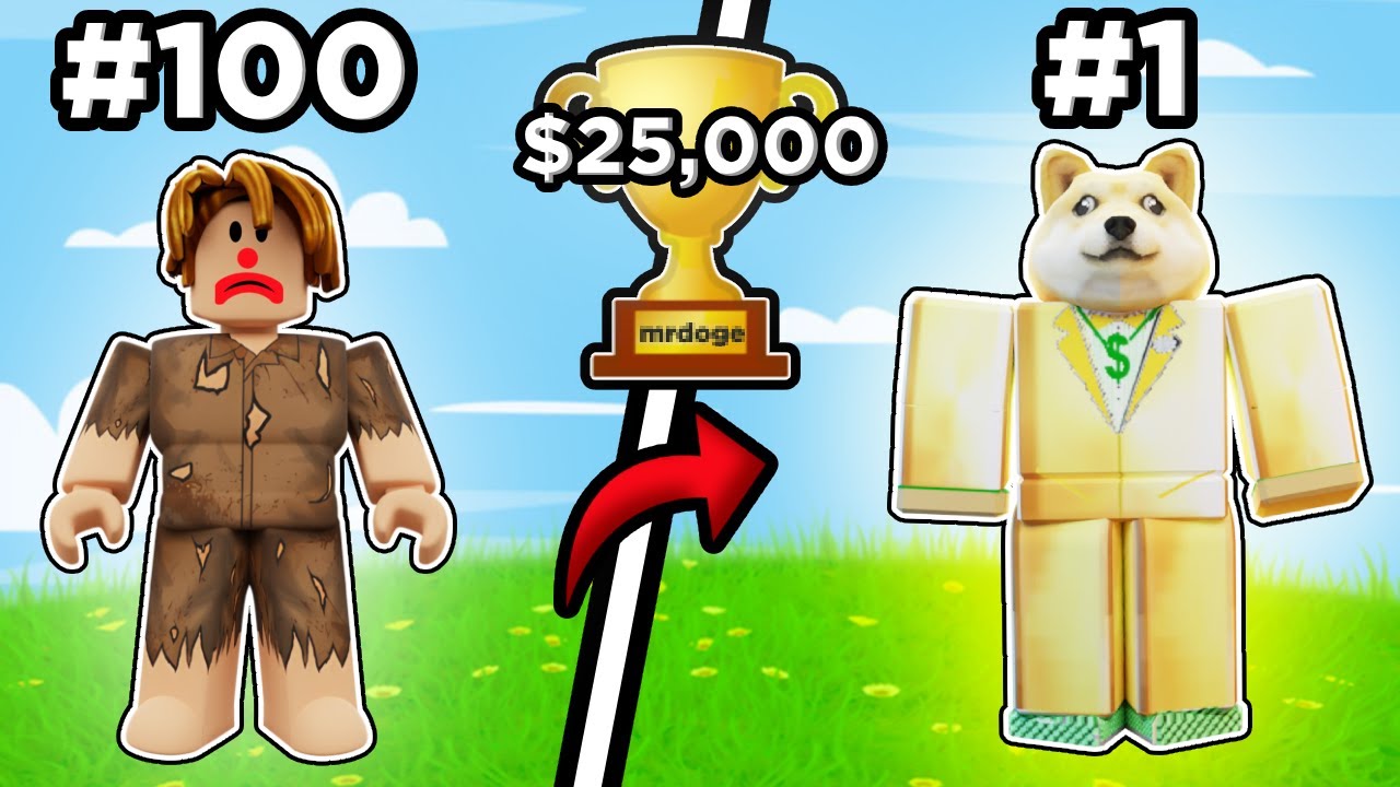 I got invited to a competition for 25k robux and this is what happend ...