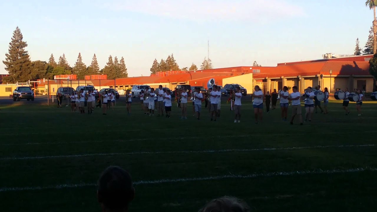 Wyatt's 1st Beyer Marching Band Performance - YouTube