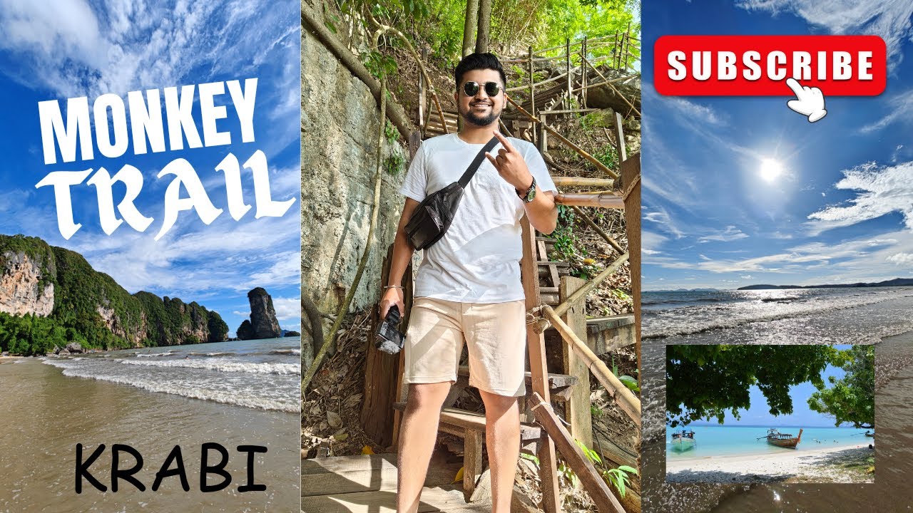 Krabi Island Scam || Monkey Trail || Surprise Hike and Beach || Krabi ...