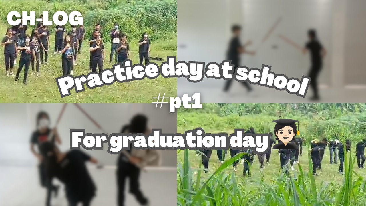 CH-LOG | practice day for graduation ceremony 🧑🏻‍🎓 #1 - YouTube