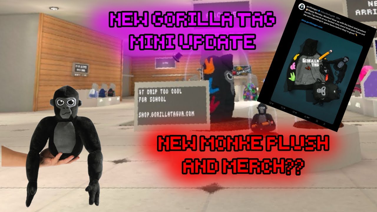 NEW GORILLA TAG MERCH?? (BACK TO SCHOOL BAG PLUSH AND HOODIE!!) - YouTube