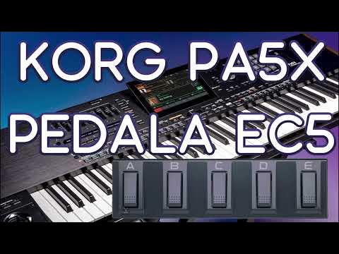 Korg pa5x -Korg EC5 Alternativa Pedala (Korg foot controller compatible) prin USB - YouTube