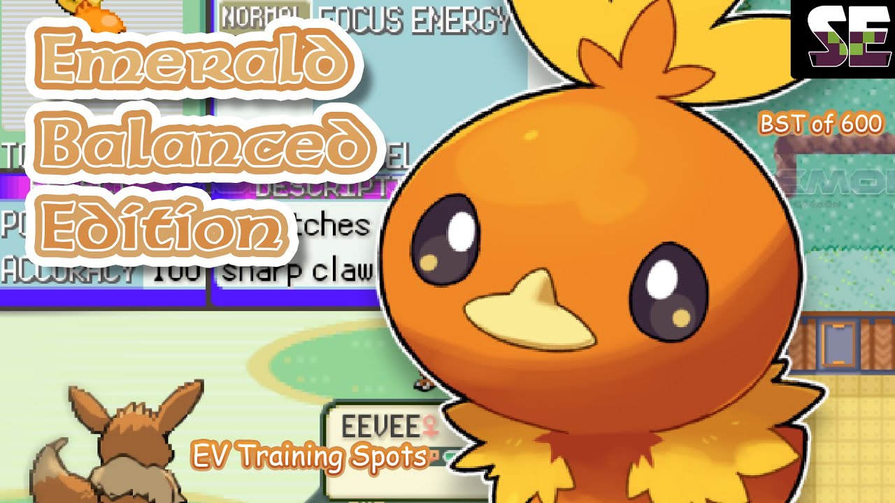 EV Training Spots, Base Stat Total of 600 with 387 on Pokemon Emerald ...