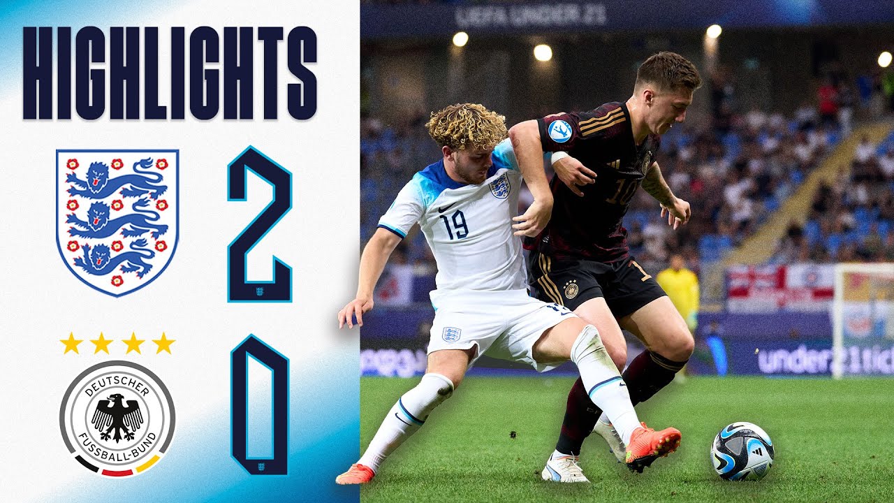 England U21 2-0 Germany U21 | Archer & Elliott On Target in Impressive ...