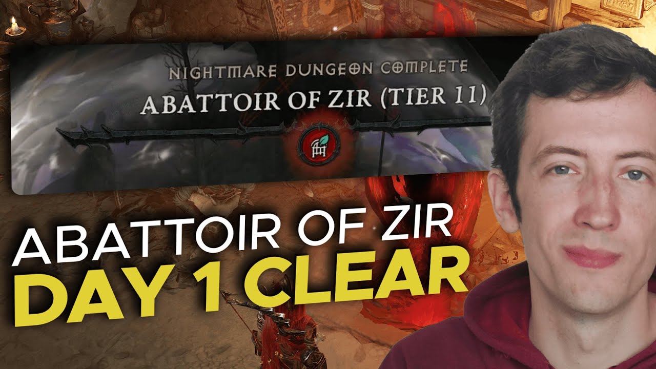 Diablo 4 - Abattoir of Zir Rogue Tier 11 Day 1 (HC) - YouTube