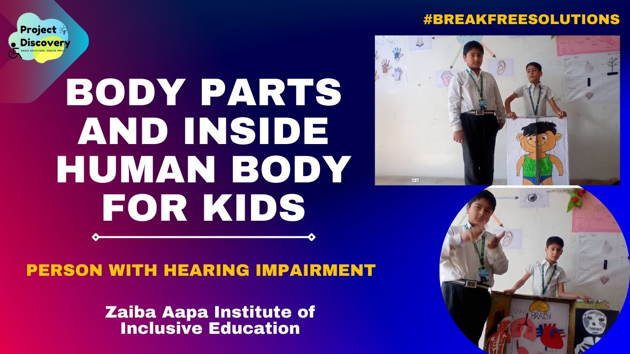 Body parts and inside human body for kids | Breakfreesolutions - YouTube