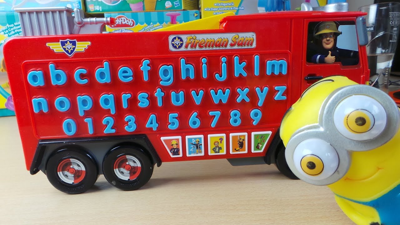 Fireman Sam Jupiter ABC Alphabet and Numbers Preschool Learning Toy ...
