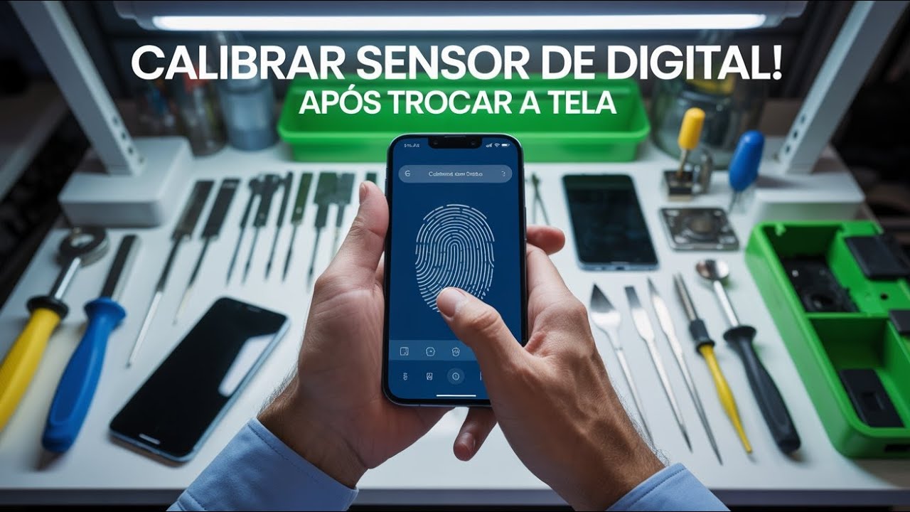 Calibrando Sensor Digital Apos a troca da Tela, Serve para Varios ...