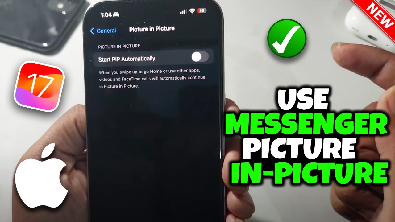 iPhone 15 pro/max : How to Use messenger Picture-in-Picture on iphone ...