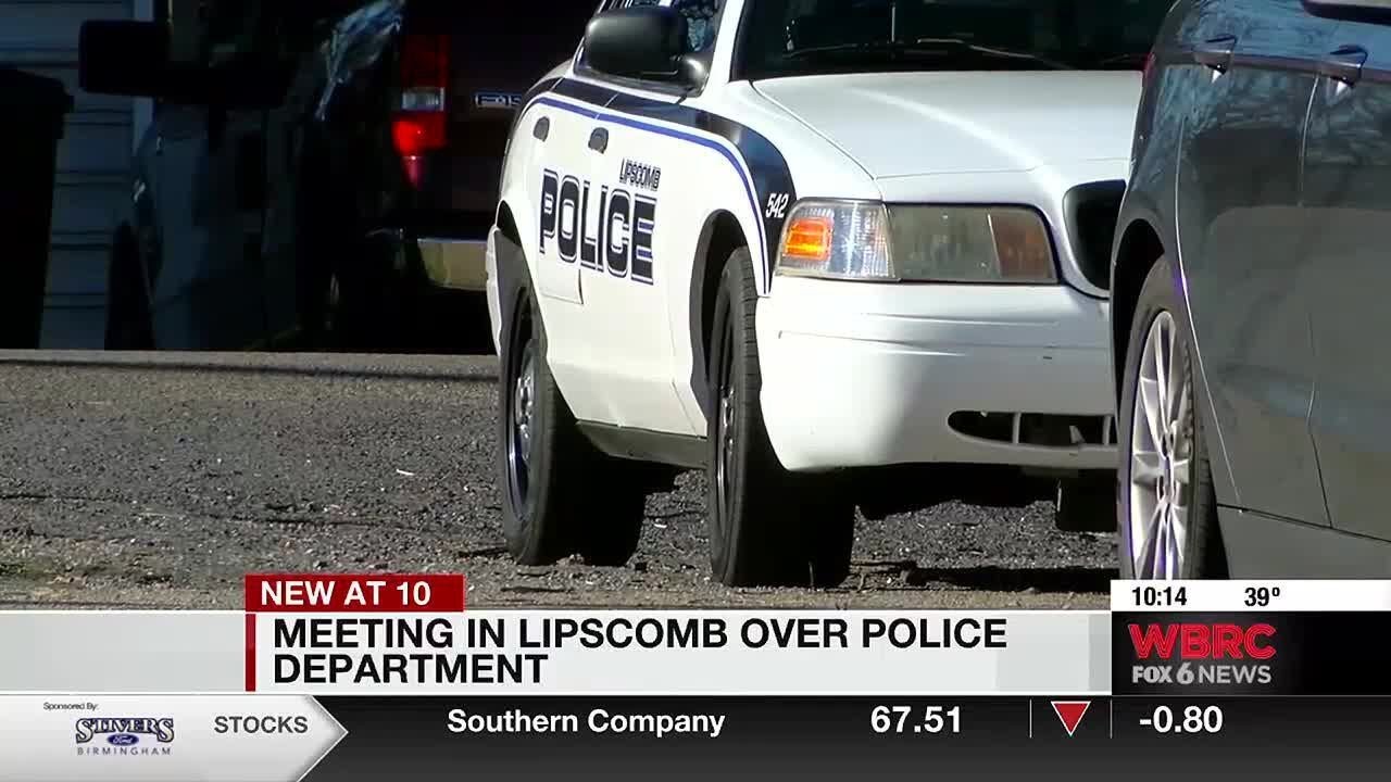 Meeting in Lipscomb over police department - YouTube