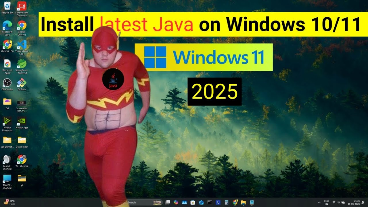 How to Install Java JDK 21 on Windows 10/11 - Updated 2025 - YouTube