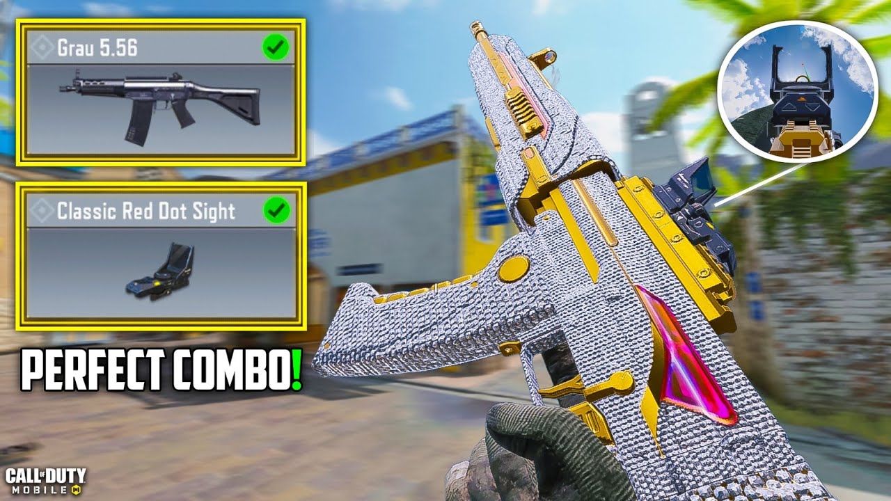 The GRAU 5.56 Best "Red Dot' Gunsmith/Loadout Class Setup | Fast ADS ...