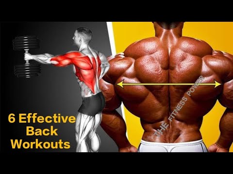 6 EFFECTIVE BACK EXERCISES V TAPPER BACK WORKOUTS COMPLETE 💯 - YouTube